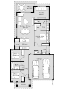Verona 10.5m Wide Block Home Design | Easystart Homes